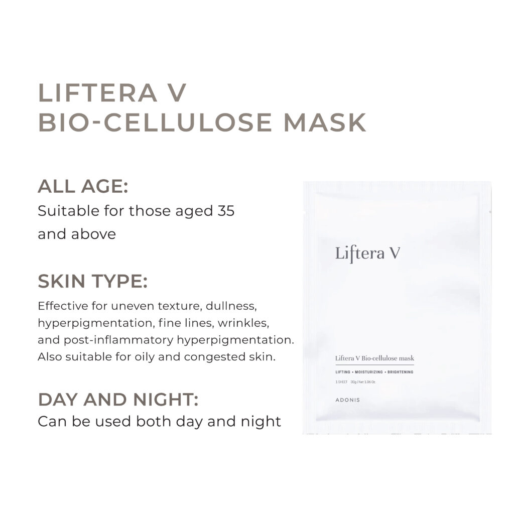 Liftera V Bio-cellulose mask - Adonis Beauty